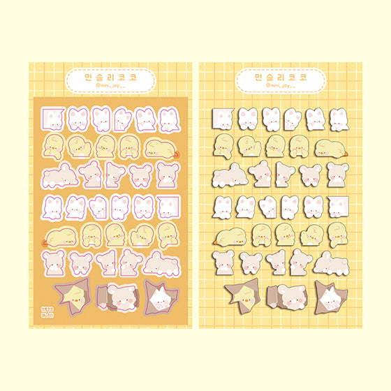 [Minijoy] Monthly coco Sticker – Goldenchange Shop