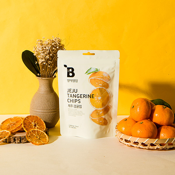 Jeju Tangerine Chips 20g – Goldenchange Shop