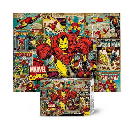 Marvel Comics Jigsaw Puzzle 500pcs Iron Man(M-A05-012) – Goldenchange Shop